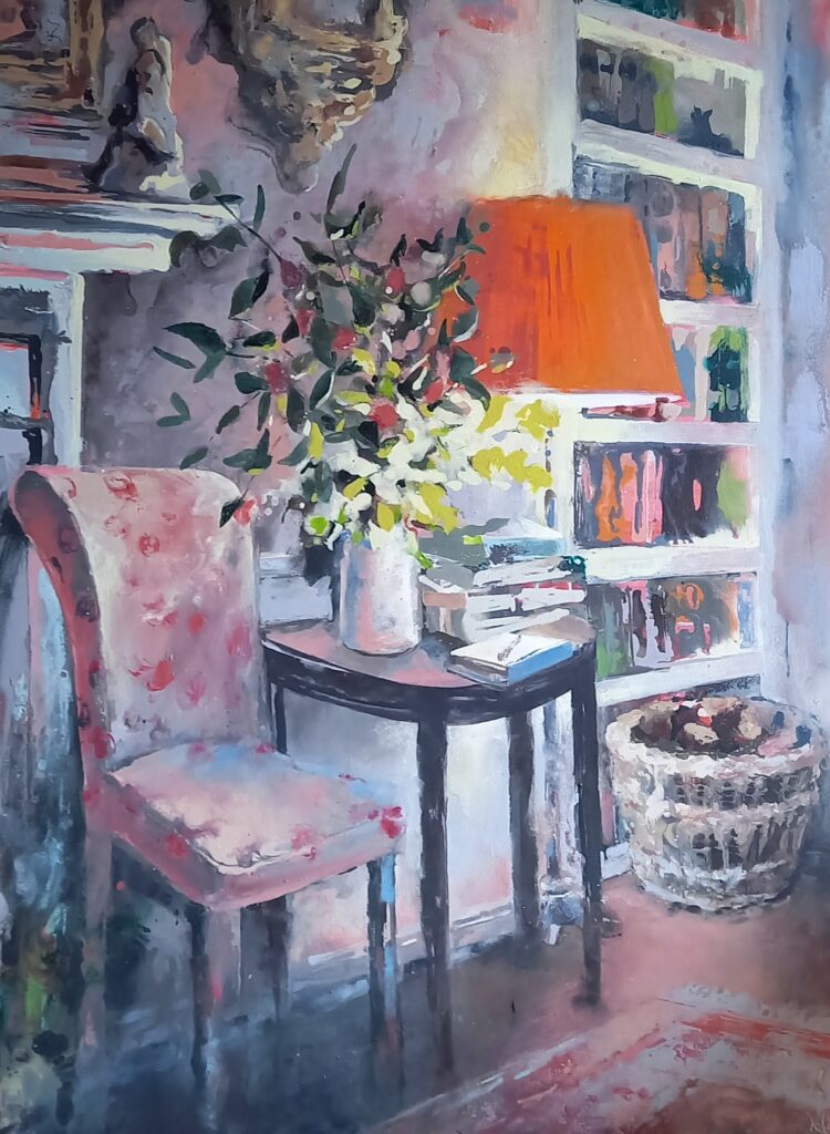 A Writers Story - Interior Painting - Nina Patterson Art