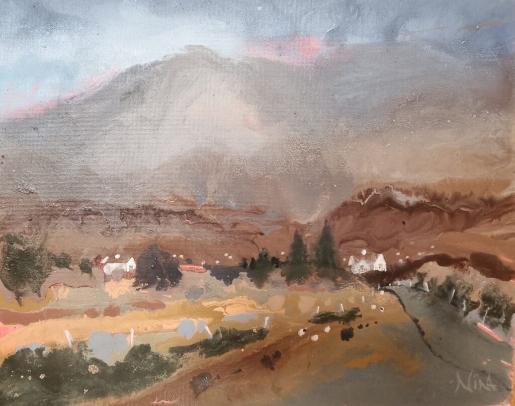 Colours Of The Boglands - Landscape Painting - Nina Patterson Art